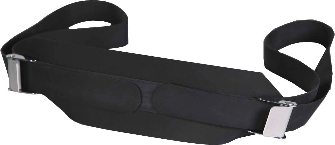Latex Free Conductive Rubber Safety Strap with Two Buckles