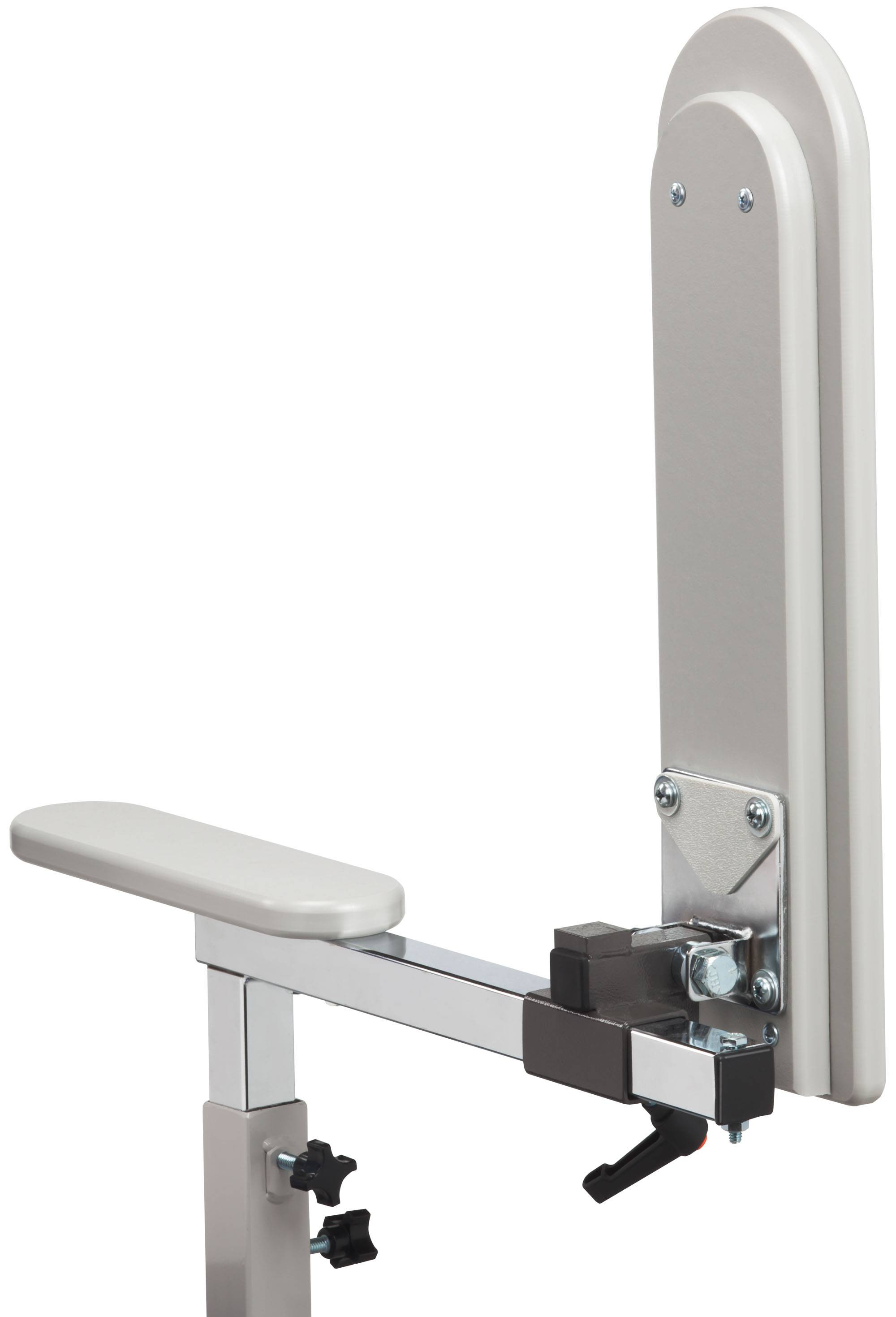 Clinton 665 ClintonClean Stationary Armrests and Straight Flip Arm