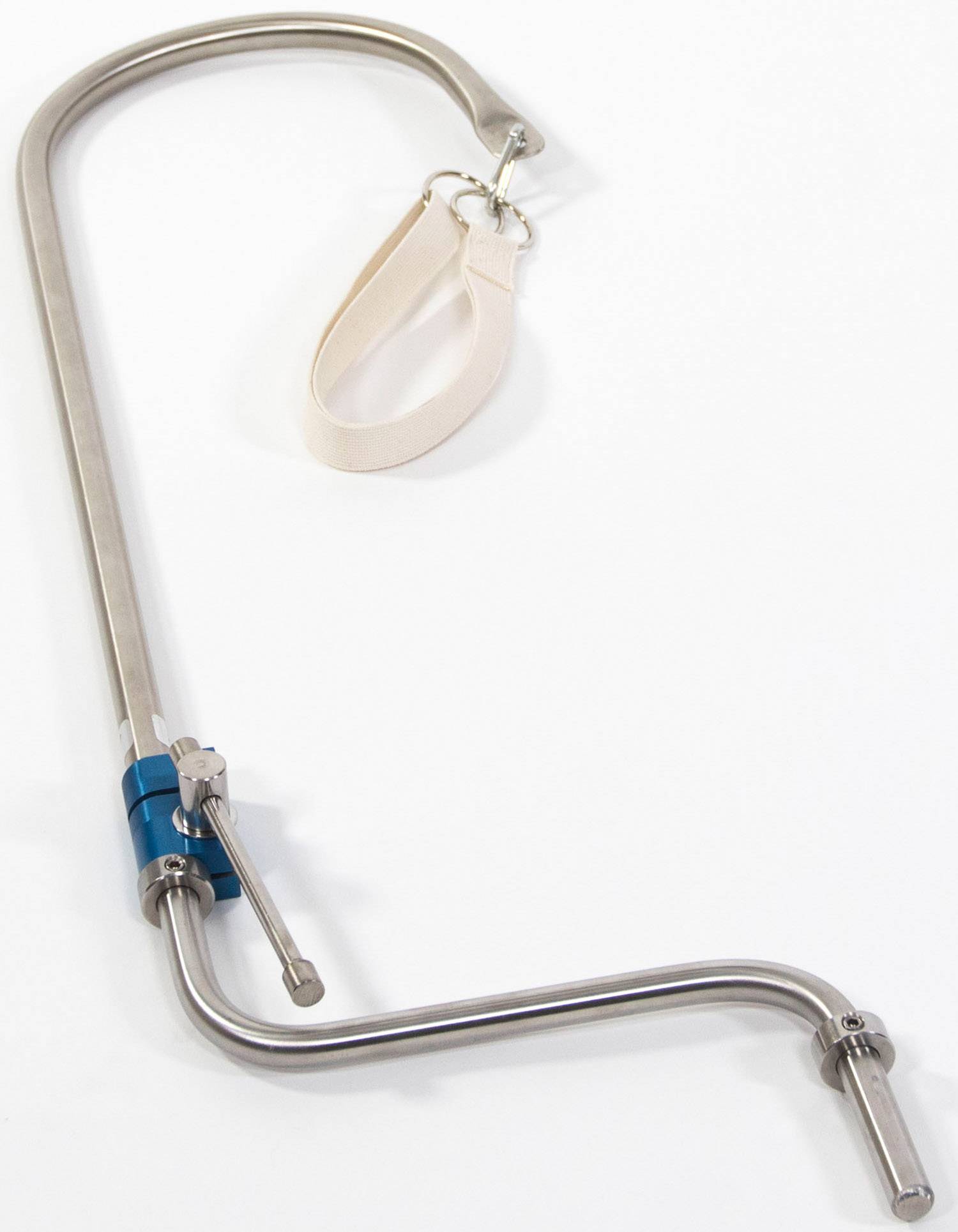 Stainless Steel Candy Cane Stirrup Leg Holder Mid Central Medical MCM150