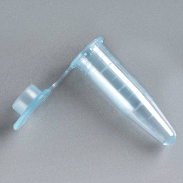 0.6mL PCR Tube Graduated Thin Wall Polypropylene with Attached Flat Cap