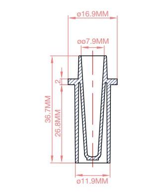 Micro Sample Cup for Hitachi, Elecsys, Cobas Integra and Cobas Core 110915