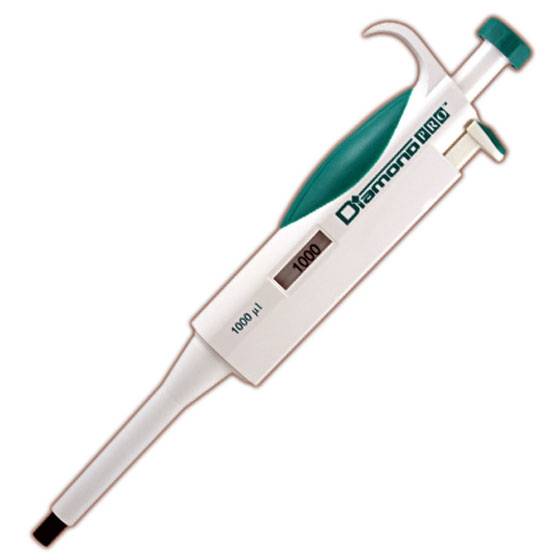 DiamondPRO Pipettor Color Coded 1-Channel Fixed Volume Pipette Globe ...