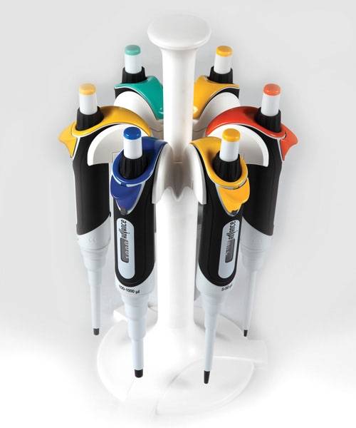 Carousel Stand for 6 Diamond Advance Single Channel Pipettors Globe 3348