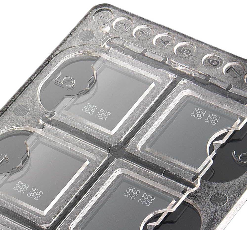 Quick-Read Microscope Slide 10 Chamber Urinalysis Slide Globe 3805