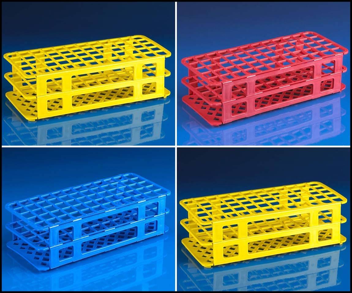 60-Place Snap-N-Rack Autoclavable PP Tube Rack for 16mm 17mm Tubes ...