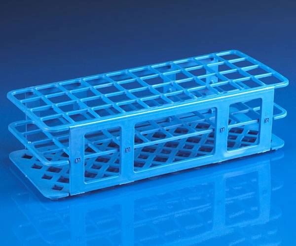 40-Place Snap-N-Rack Autoclavable PP Tube Rack for 25mm Tubes Globe ...