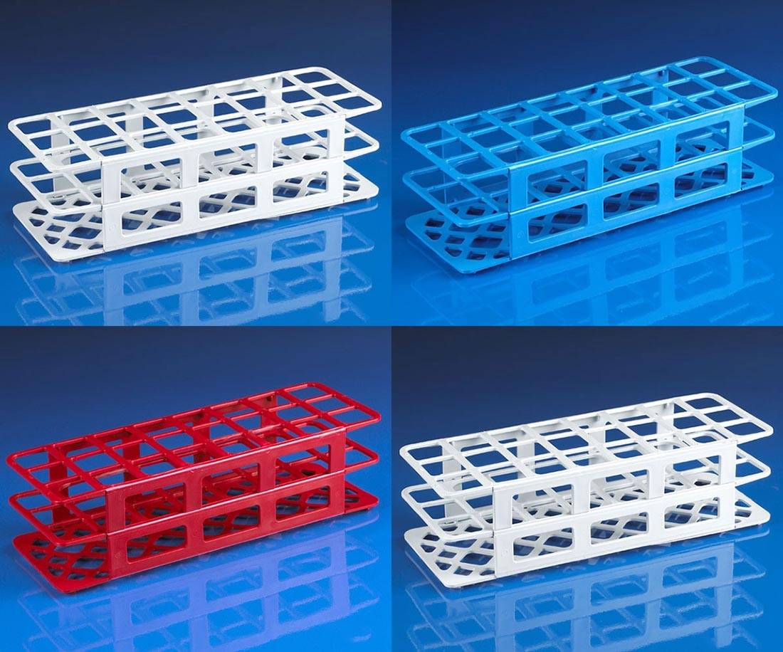 24-Place Snap-N-Rack Autoclavable PP Tube Rack for 30mm Tubes Globe ...