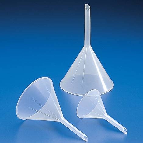 Analytical Funnel Autoclavable PP Long Narrow Stems Funnels Globe ...
