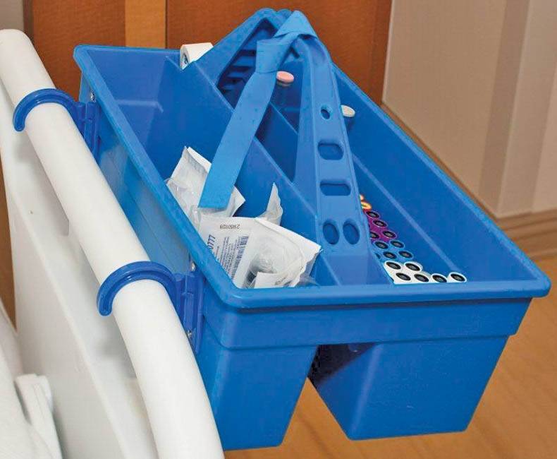 Heathrow ToteMax Blood Collection Trays with Folded Hooks