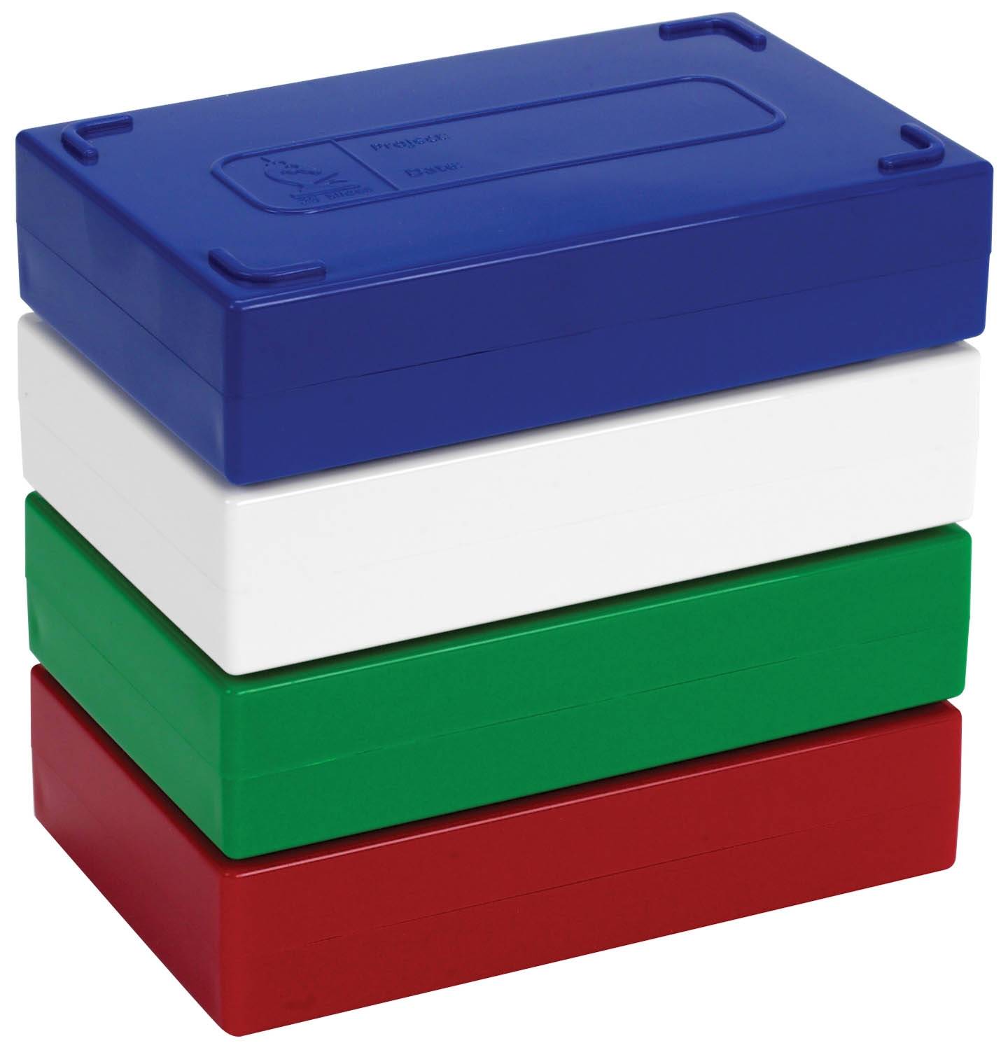 25-Place Cork-Lined Microscope Slide Boxes Heathrow Scientific