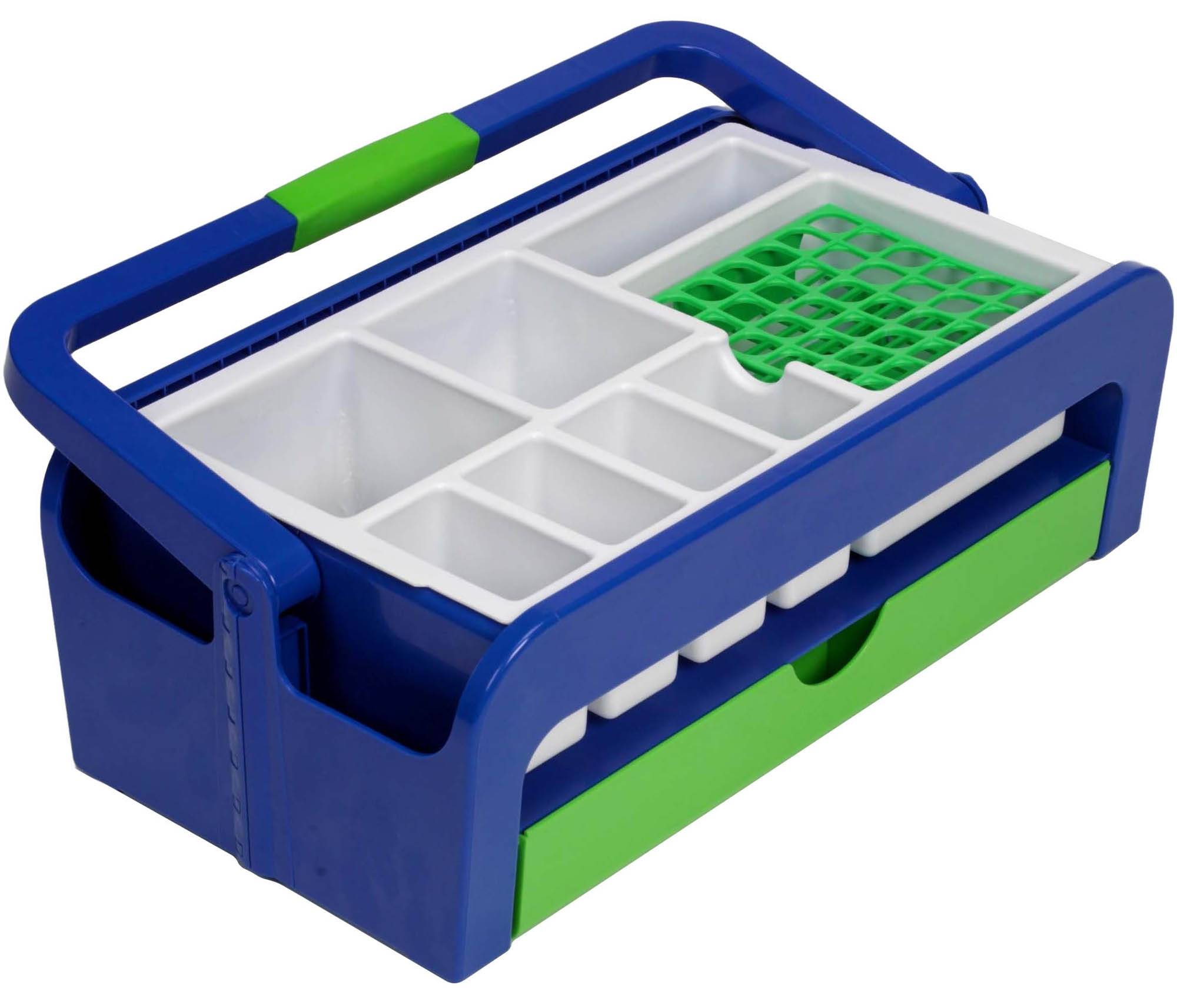 Droplet Phlebotomy Tray Tote With Inserts B 16mm Tube Rack HS2200B