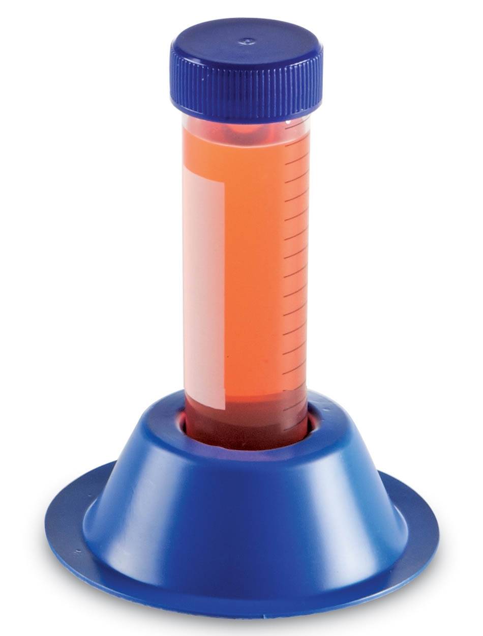 Polystyrene Friction-Fit Rack Single Well 50ml Tube Blue Heathrow HS23053A