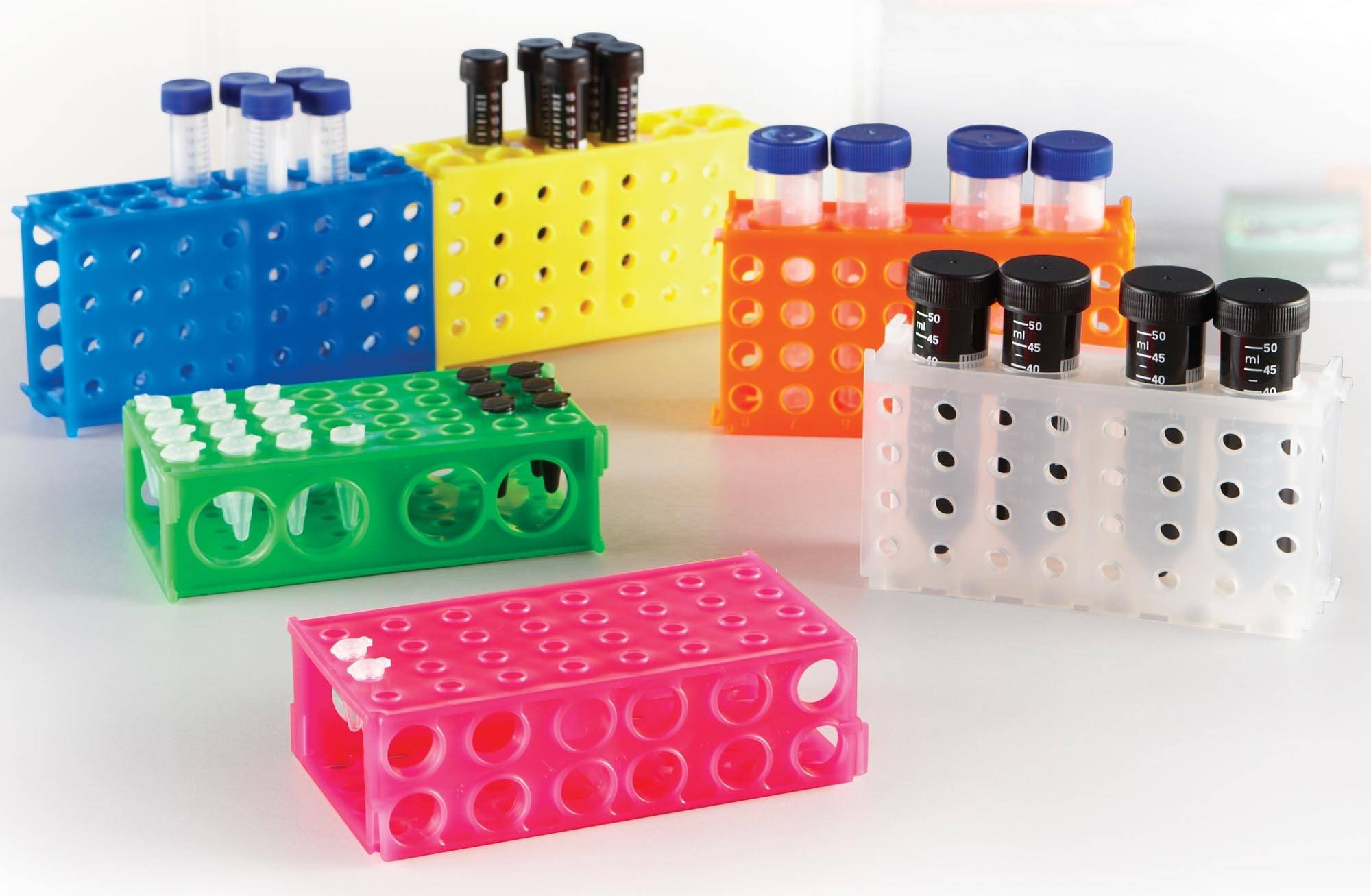 Heathrow Scientific Autoclavable Four Way Tube Rack Microtube Vials