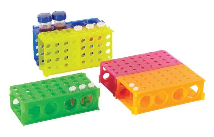 Heathrow Scientific Autoclavable Four Way Tube Rack Microtube Vials