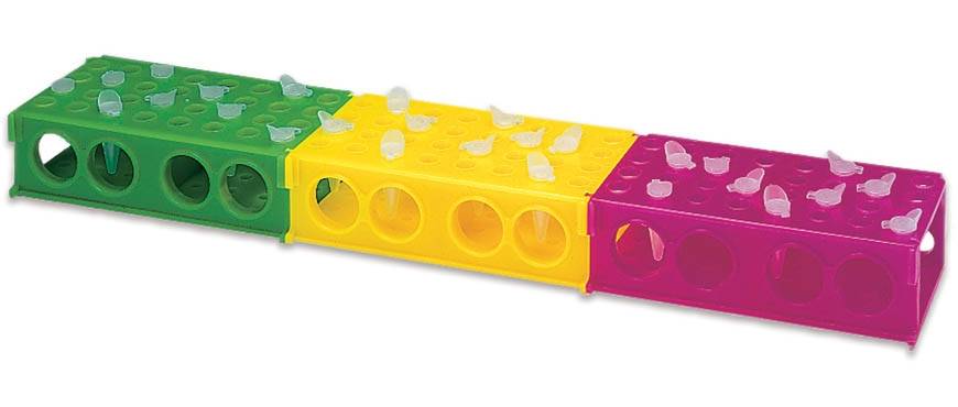 Heathrow Scientific Autoclavable Four Way Tube Rack Microtube Vials