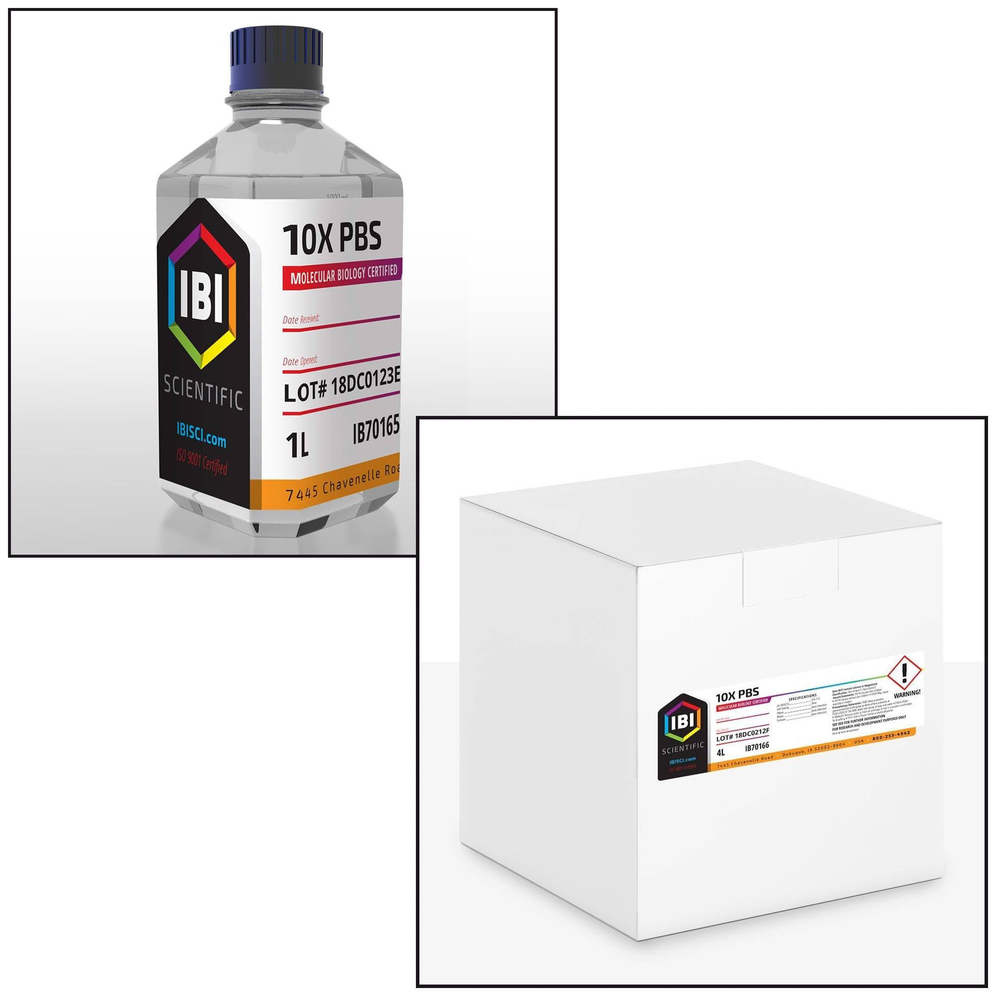 IBI 10X Phosphate Buffered Saline Premixed Solution