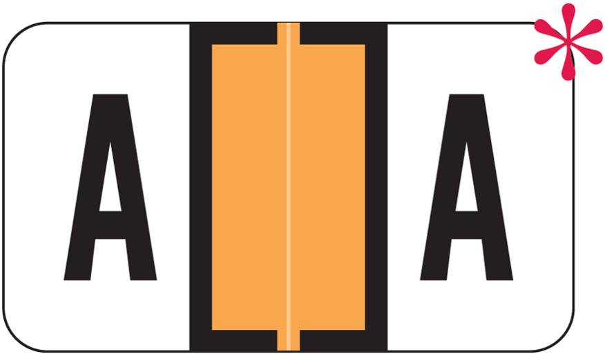 Arden Label Jeter 5800 Match JT3R Series Alpha Sheet Laminated Labels