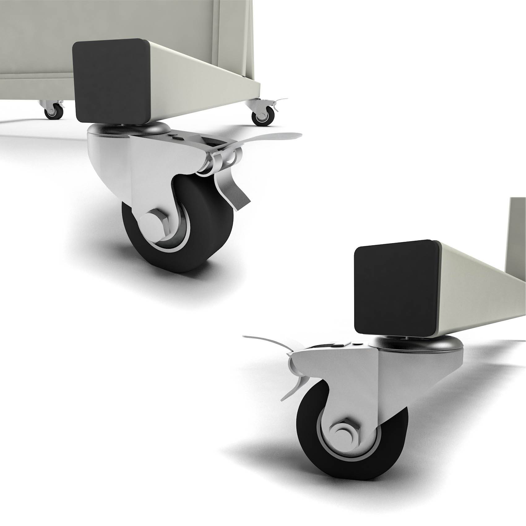 Phillips Safety LB-1012 Opaque Mobile Lead Barrier 2.0mm Pb