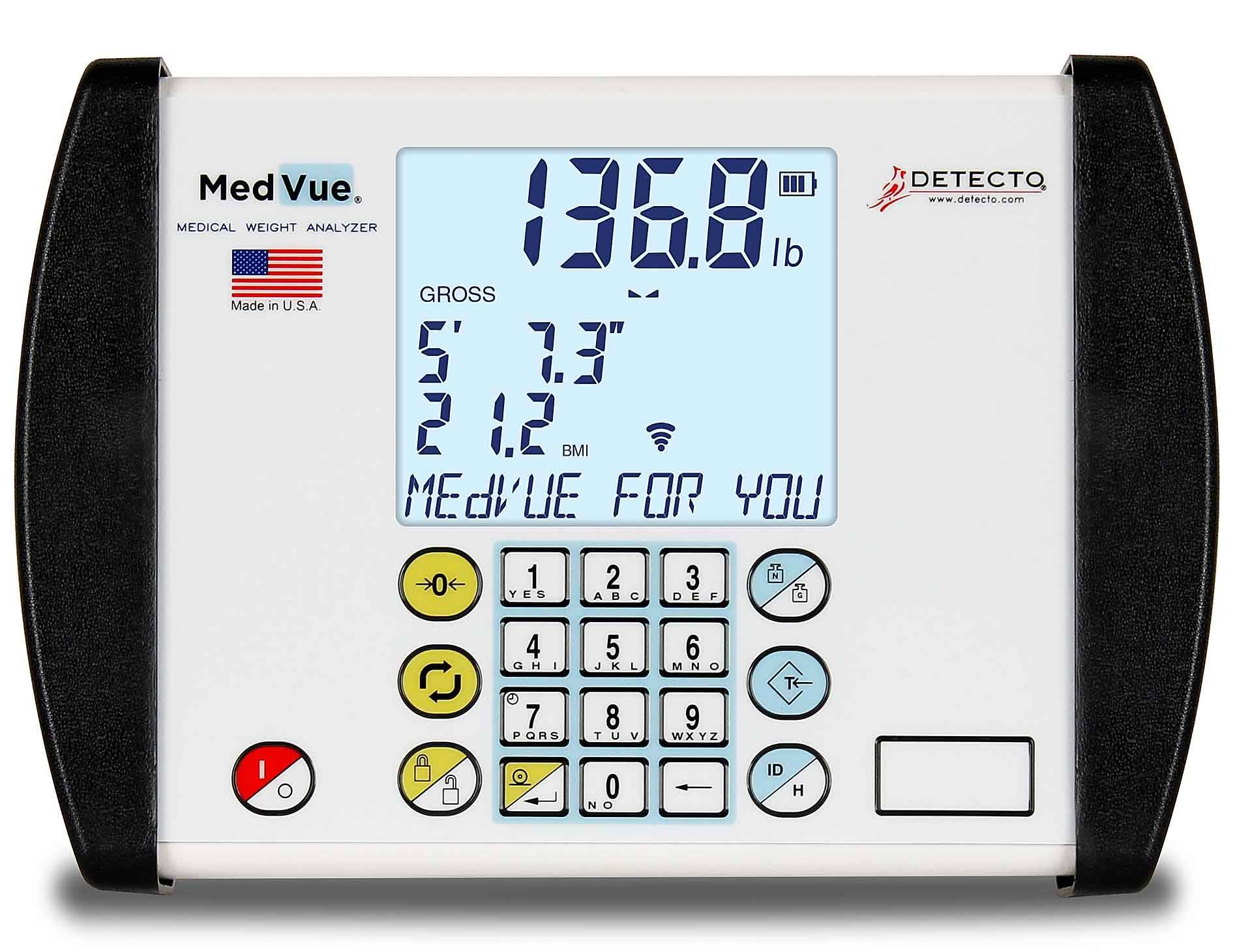 Detecto MV1 MedVue Digital Weight Indicator