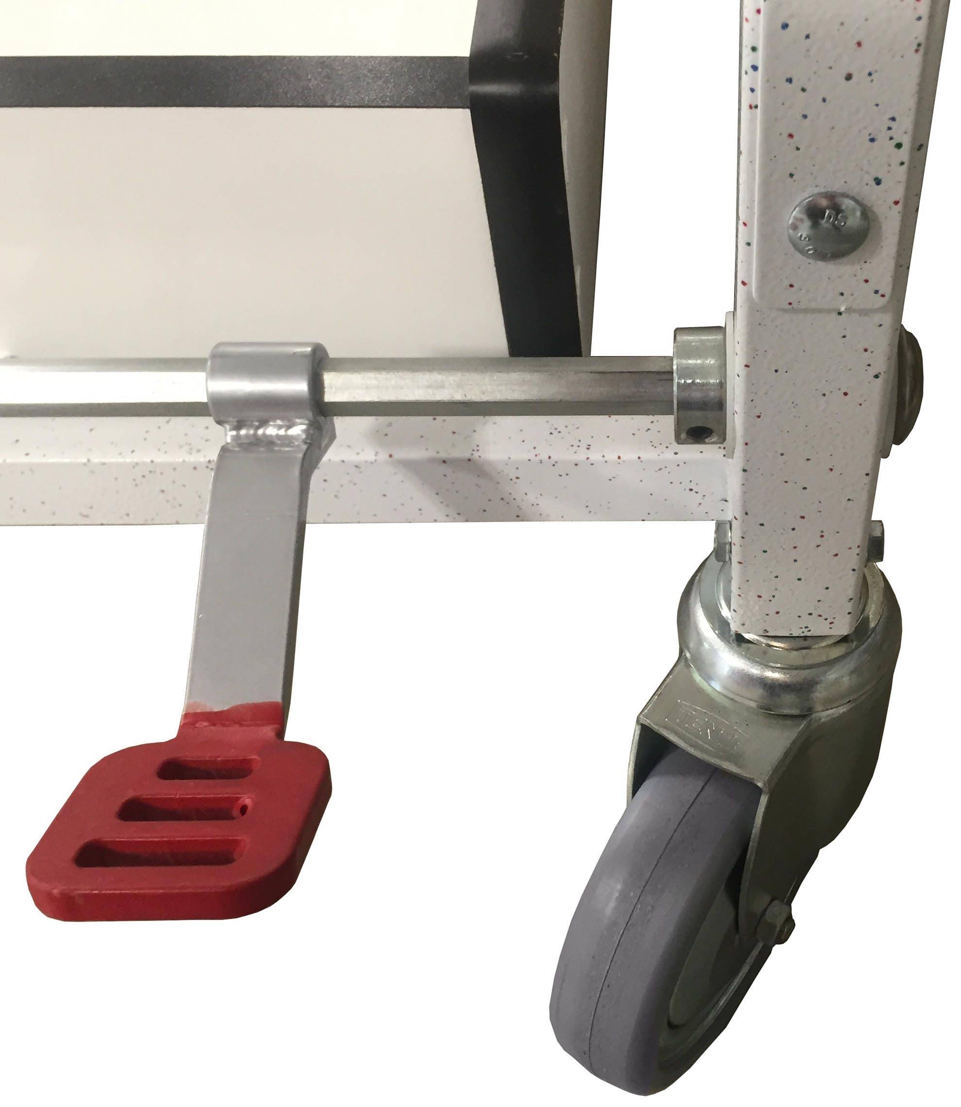 NK C15 Central Locking Caster System for Pediatric Cribs