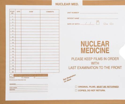 NE Nuclear Medicine Mini Insert Envelope