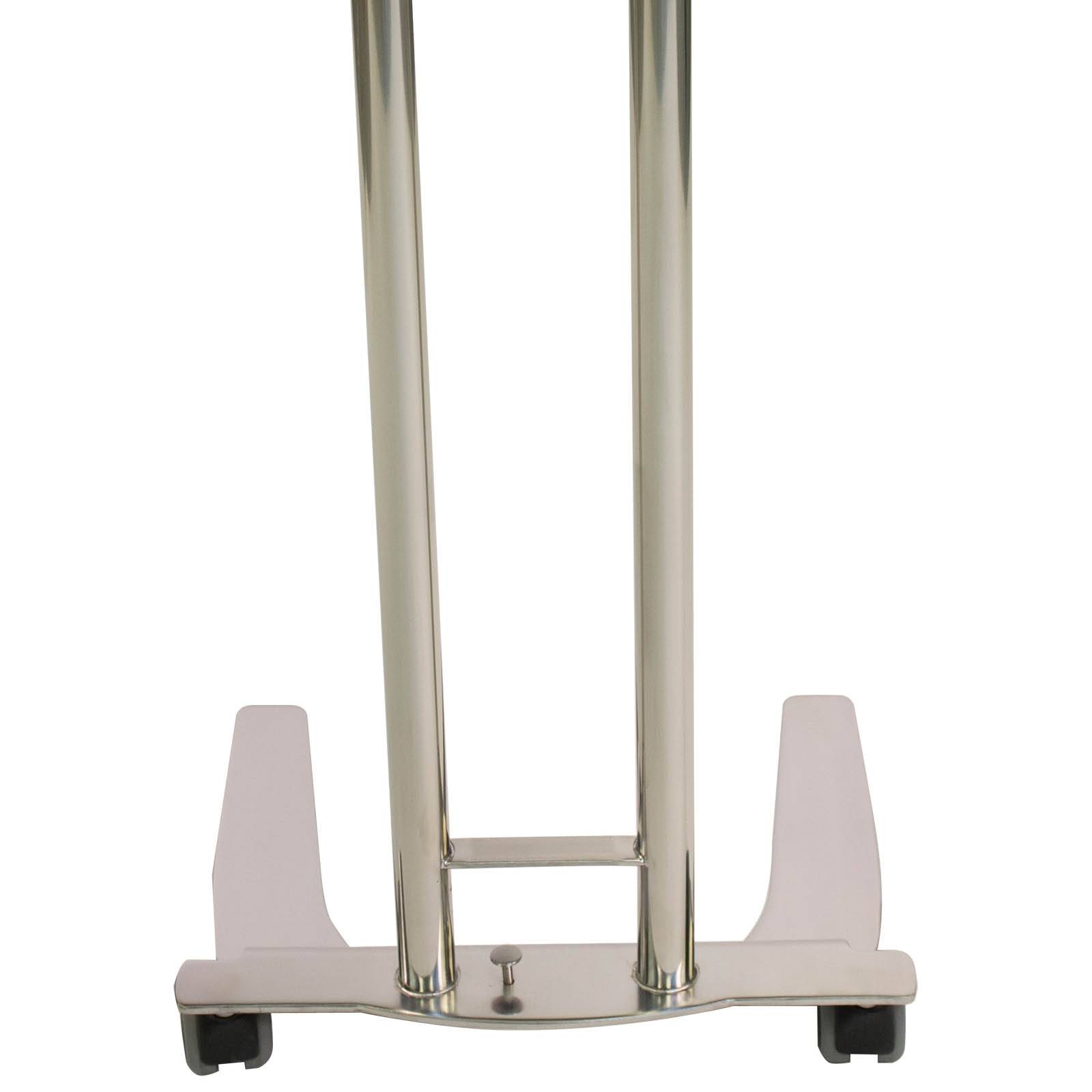 Pedigo SS Mayo Stand With 16.25"x21.25" Tray with Hand or Foot-Operated