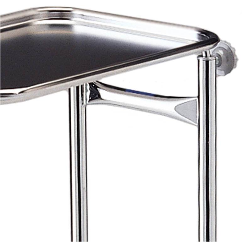 Pedigo Hand Operated Chrome Mayo Stand with SS Tray P-66