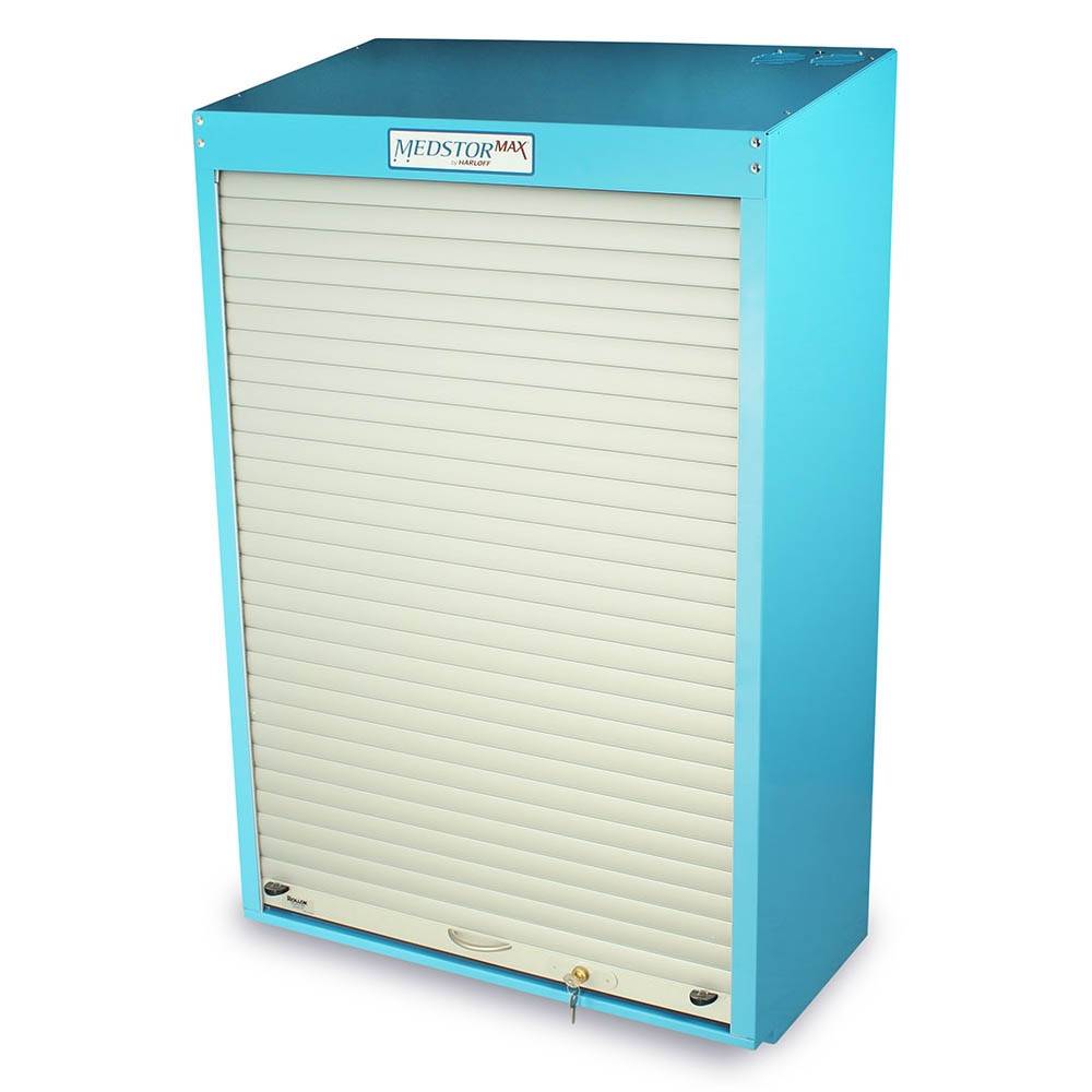 Harloff SCBR-8DP 8 Scope Short Storage Cabinet Drying Package Tambour Door