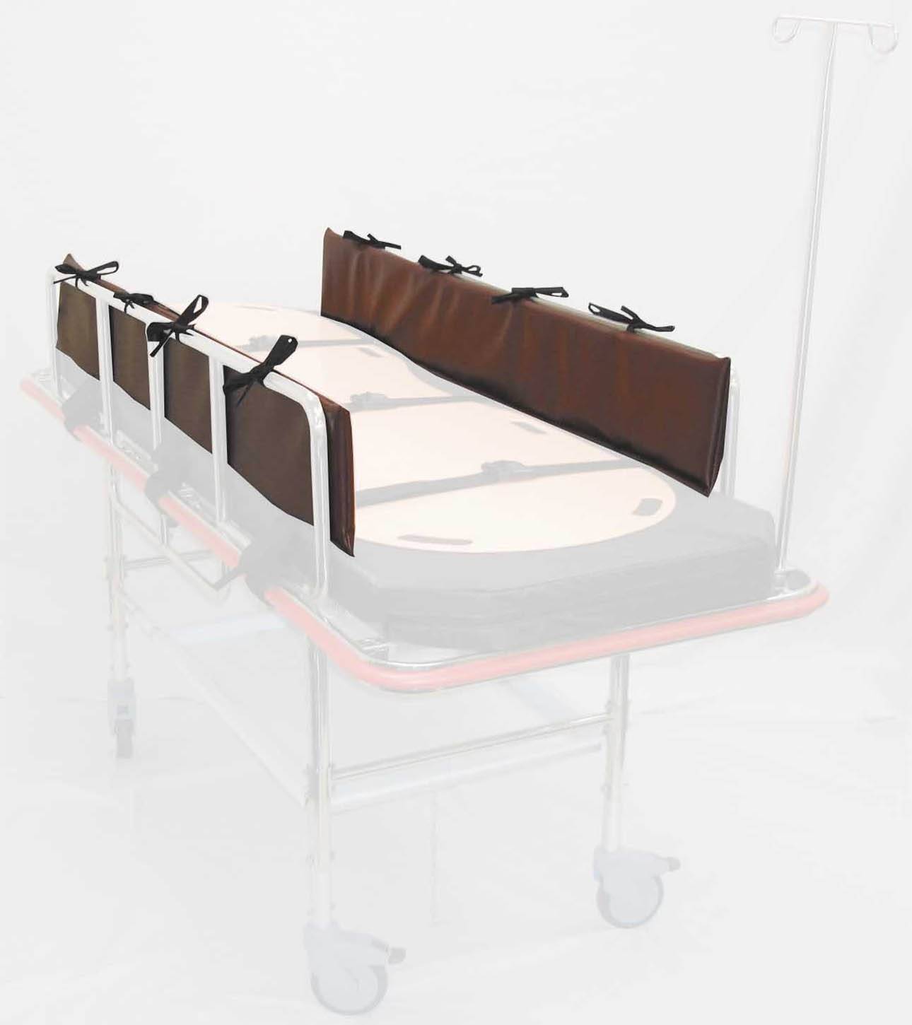 MRI Side Rail Pads STM1157-01 for Fixed Bariatric Stretcher Gurney