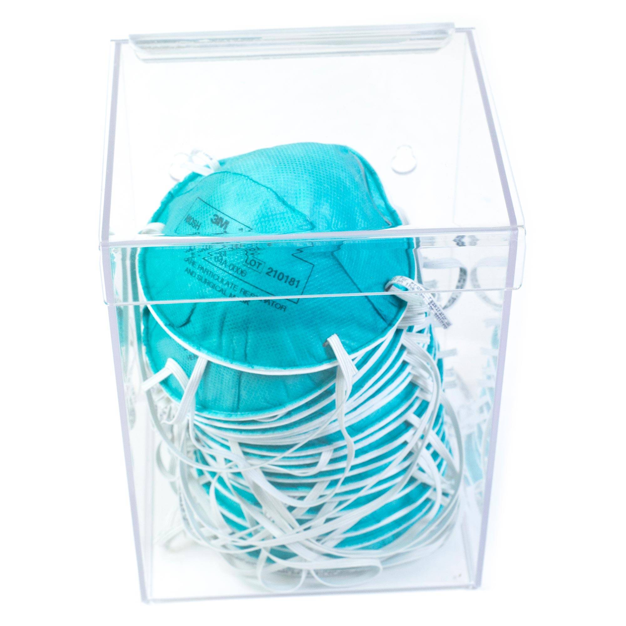 Clear Acrylic Face Mask Dispenser UM3217 | Universal Medical