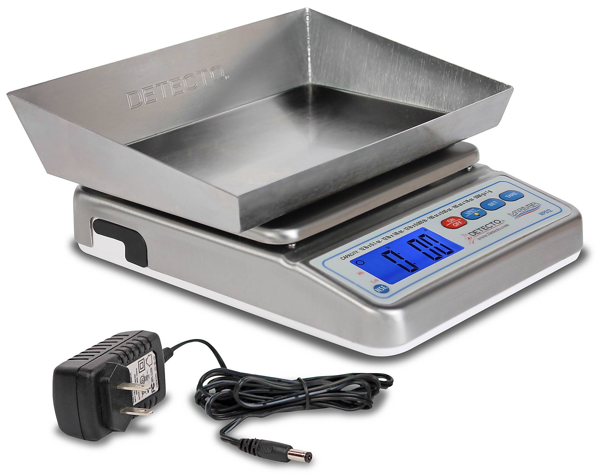 Detecto WPS12DT Mariner Wet Diaper Digital Scale 12 lb Capacity