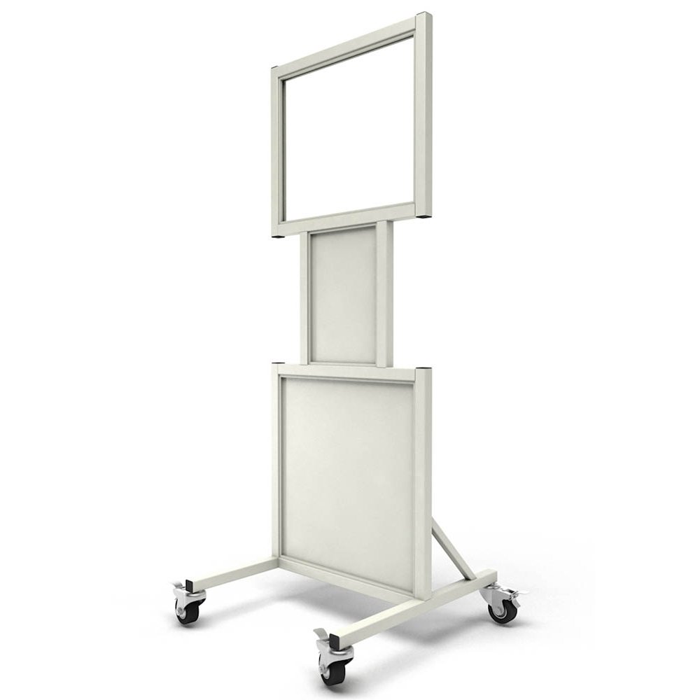 Mobile Lead Barrier Glass Window 20"Hx24"W Phillips Safety LB-2024-N-ACR