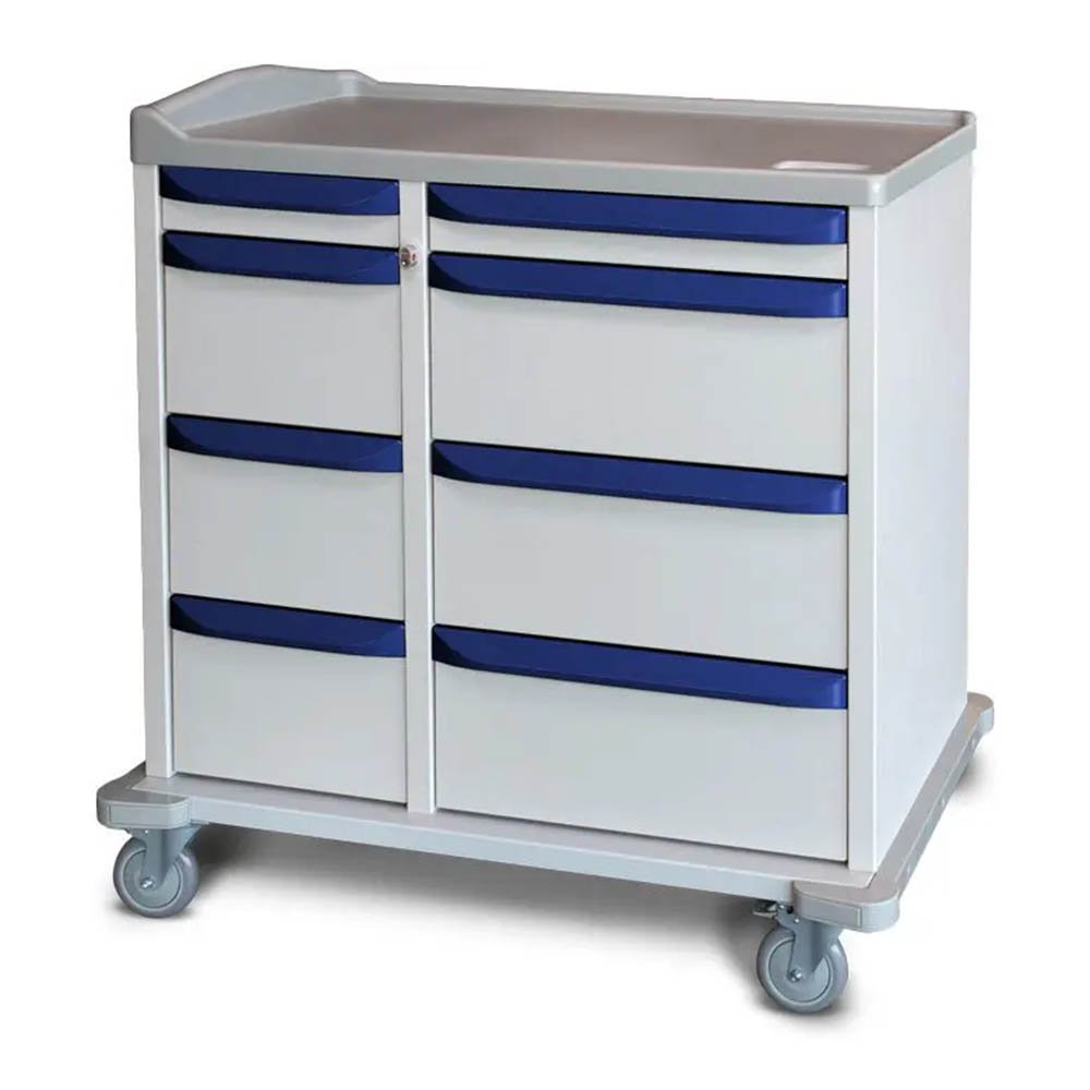Capsa M-Series M5PC 8-Drawer Punch Card Medication Cart