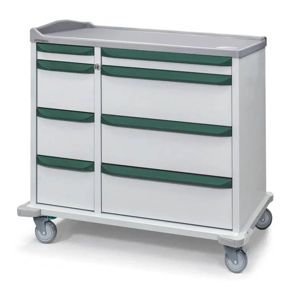 Capsa M-Series M6PC 8-Drawer Standard Punch Card Medication Cart