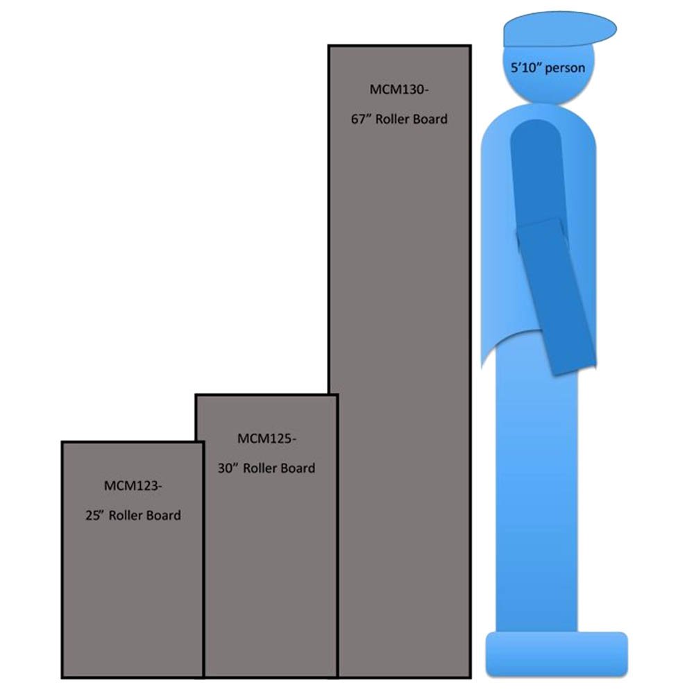Medium Patient Transfer Roller Board 30" Long MCM125