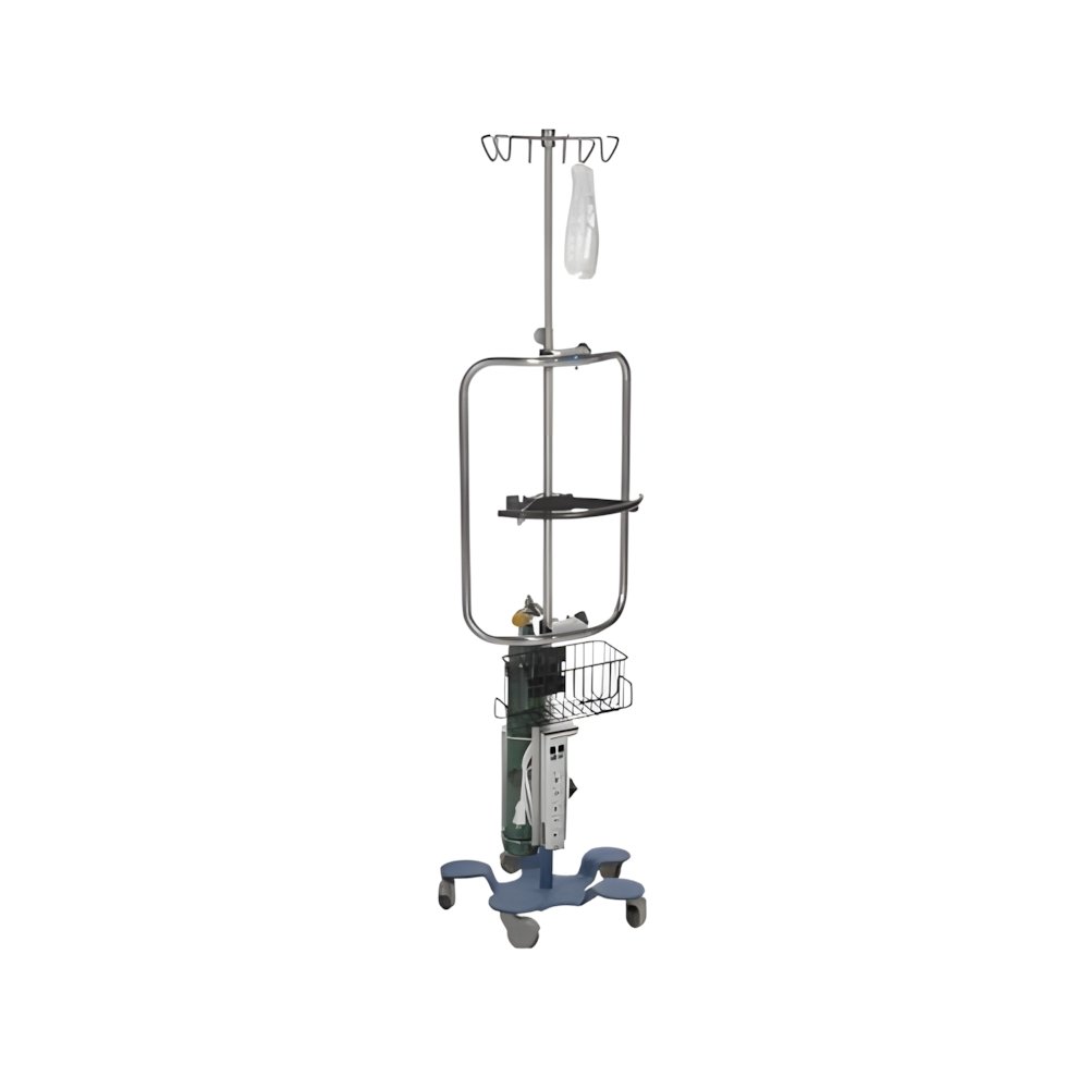 Pedigo P-1080-6 Hand-Operated Infusion Pump Stand, 6 IV Hooks