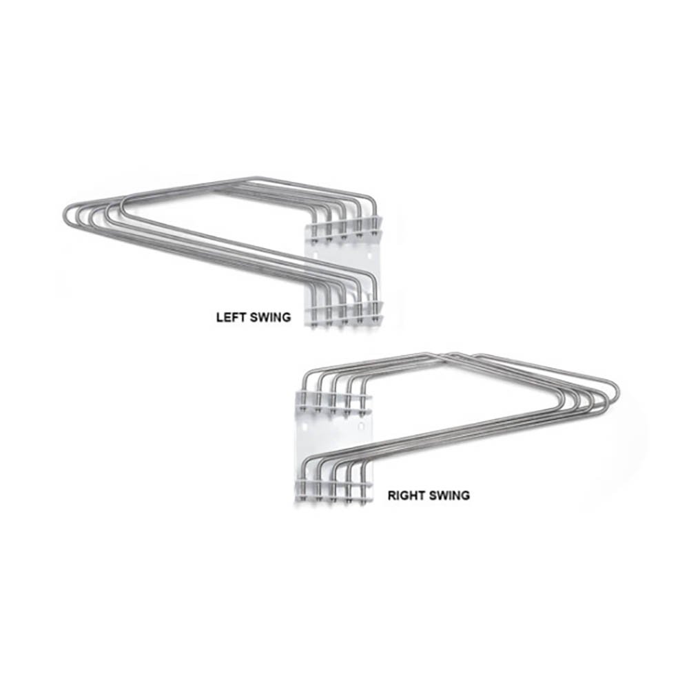 Five Arm Lead Apron Wall Rack