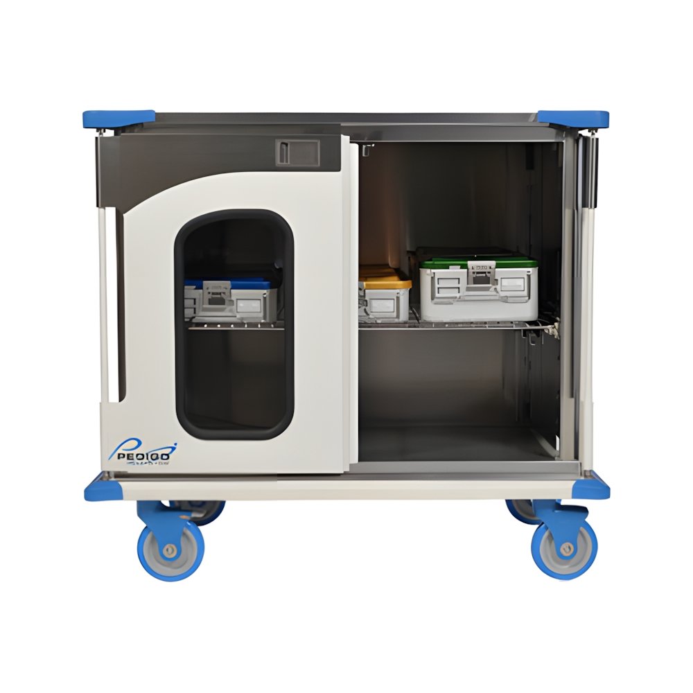 Pedigo RCC-242-B Revolution Closed Surgical Case Cart Double Door