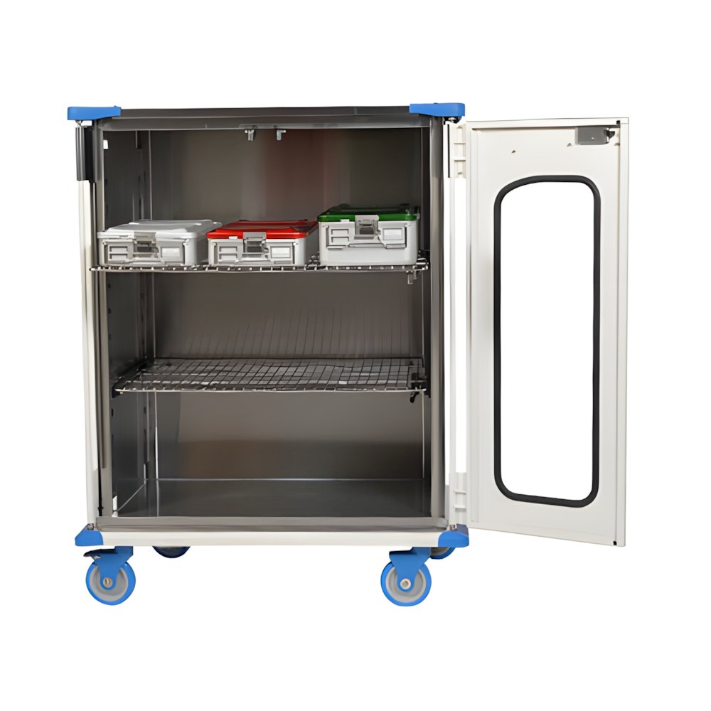 Pedigo RCC-245-B Revolution Closed Surgical Case Cart Double Door