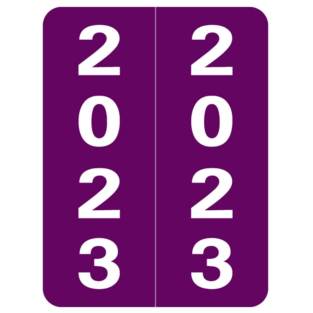  High Resolution Smead Year Labels 2023