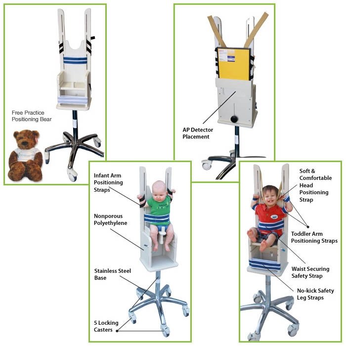 Pedia-Poser Chair Pediatric X-Ray Positioning Chair CID 24301