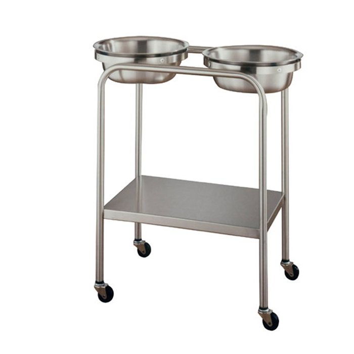 UMF Stainless Steel Double Basin Stand