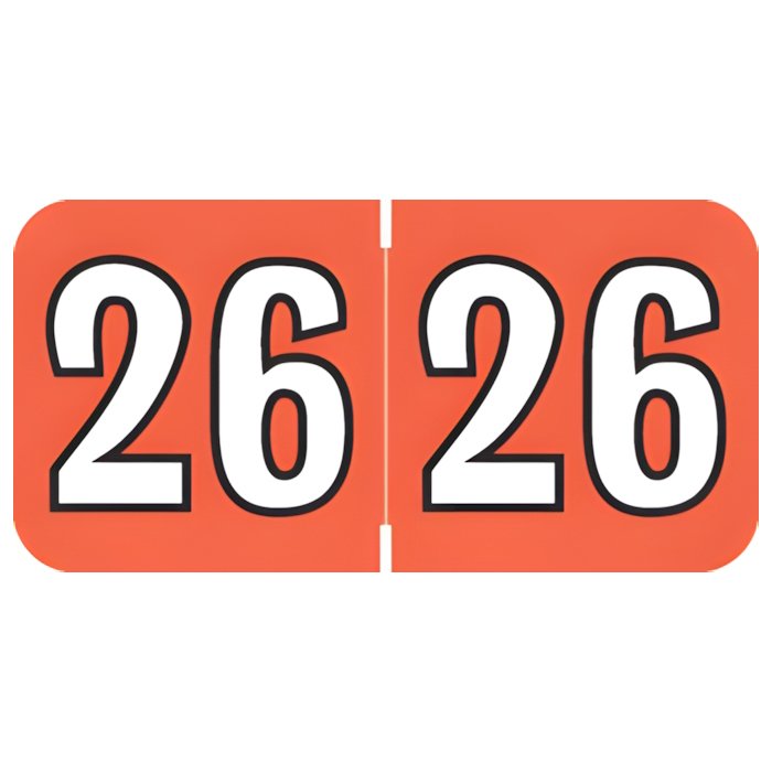 Arden COYM-26-T4 Colwell Compatible 2026 Year Labels
