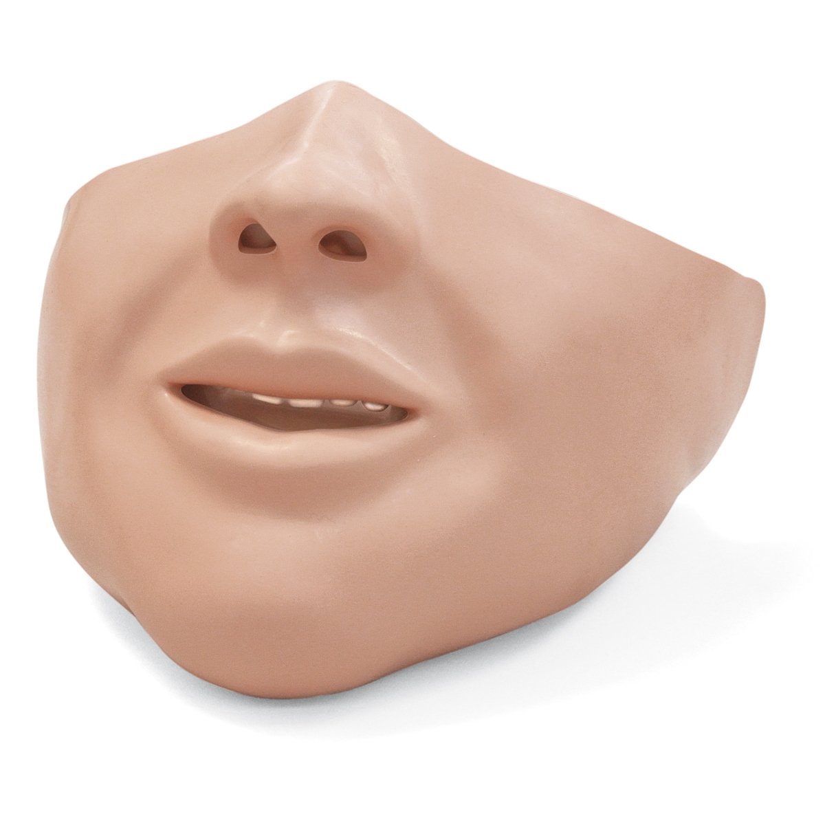 3B Scientific 1017738 CPR Lilly Lower Face Mask With Teeth - Light Skin