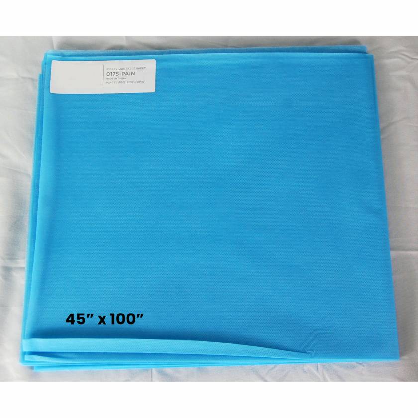 PPI 0175 Impervious Blue Table Sheet 45" x 100" with Face Cut Out