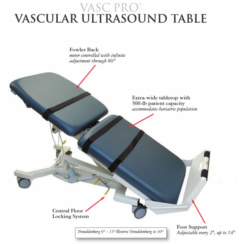 Biodex 058-732 Vasc Pro Vascular Ultrasound Table