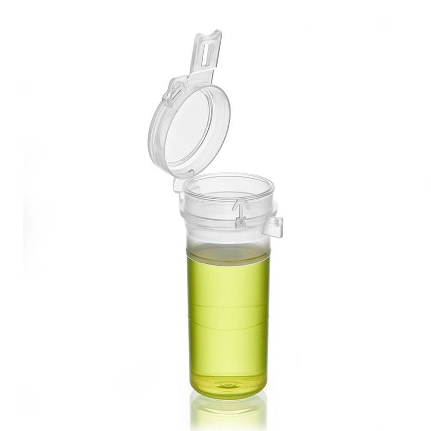 Globe Scientific 101100 & 101150 Flip-Top Polypropylene Vial
