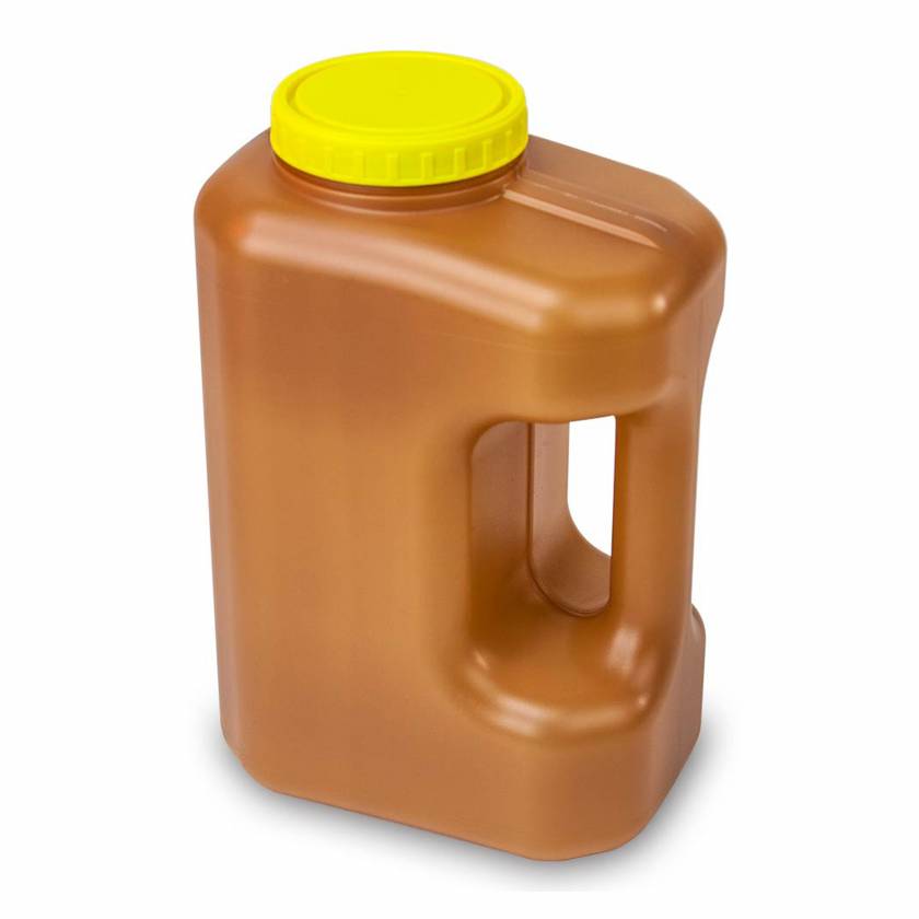 Globe Scientific 24 Hour Urine Collection Container, Amber