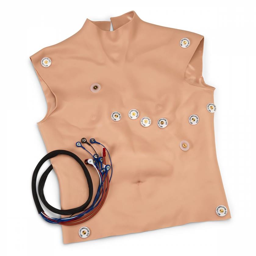 101-12-001L Simulaids 12-Lead Arrhythmia Simulator with Manikin Overlay ...