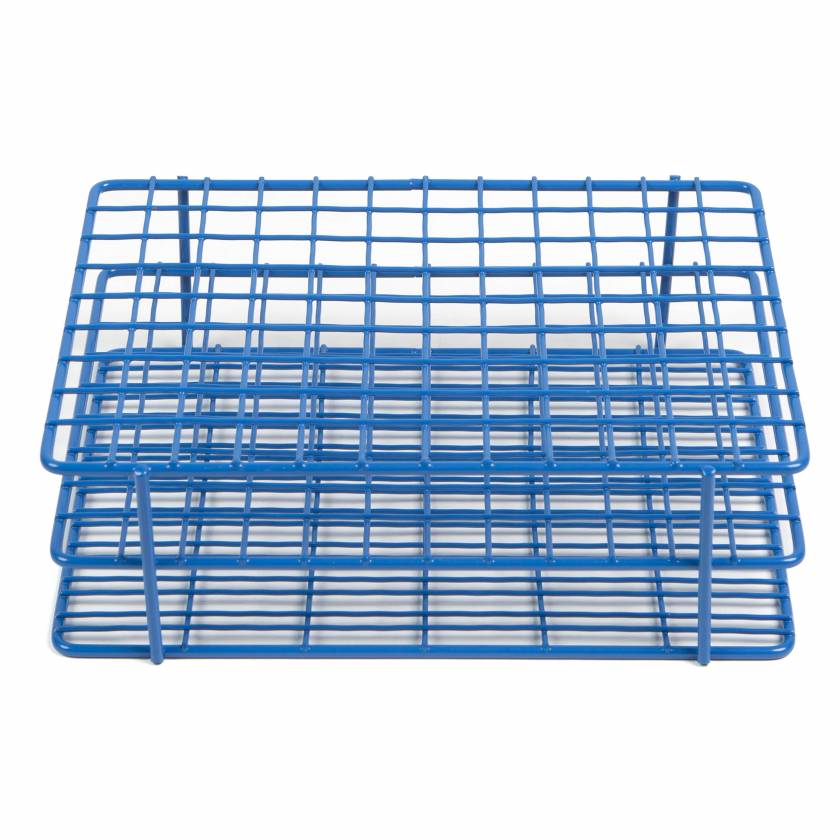 Heathrow 13mm Well Epoxy-Coated Steel Wire Tube Rack 98 or 108-Place